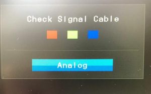 Check Signal Cable - Nguyên Nhân Và Cách Khắc Phục Lỗi