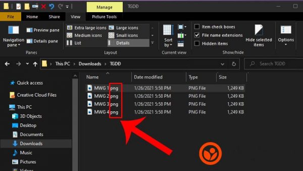 Cách đổi đuôi File Trong Windows 10 đơn Giản