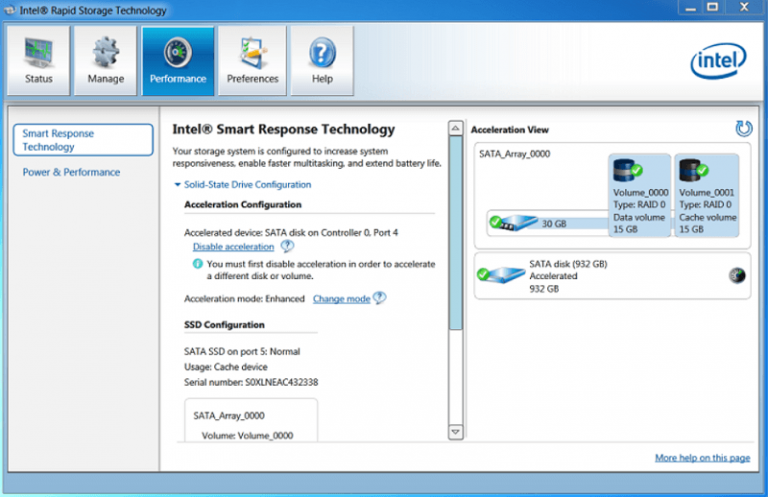 Intel Rapid Storage Technology Là Gì? - Laptop Minh Khoa