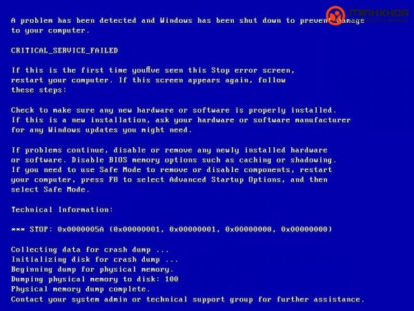 Lỗi Critical Service Failed Windows 10 Khắc Phục Như Thế Nào? - Laptop ...